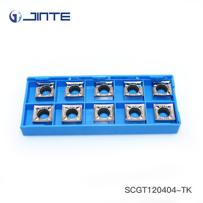 High Finish Aluminum Turning Inserts , Carbide Tip Inserts SCGT 120404