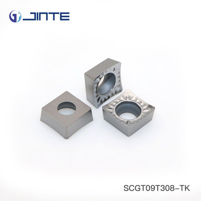 Tungsten Carbide Cnc Aluminum Inserts SCGT 09T308 High Metal Removal Rate
