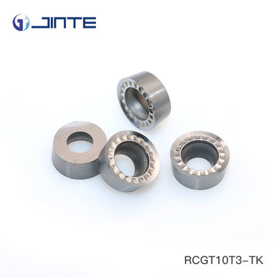 RCGT 10T3 CNC Carbide Inserts For Aluminum , R5 Milling Round Insert Turning Tool
