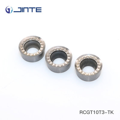 RCGT 10T3 CNC Carbide Inserts For Aluminum , R5 Milling Round Insert Turning Tool