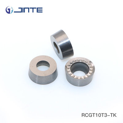 RCGT 10T3 CNC Carbide Inserts For Aluminum , R5 Milling Round Insert Turning Tool