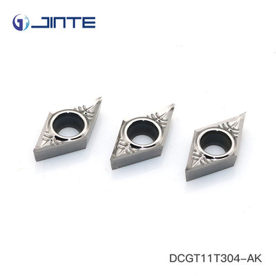 DCGT 11T304 CNC Carbide Insert Cutting Tools , Carbide Cutters For Aluminum