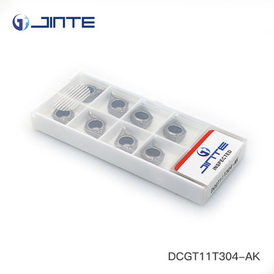 DCGT 11T304 CNC Carbide Insert Cutting Tools , Carbide Cutters For Aluminum