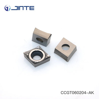 92HRA Hardness Carbide Turning Inserts Aluminium Cutting Tools CCGT 060204