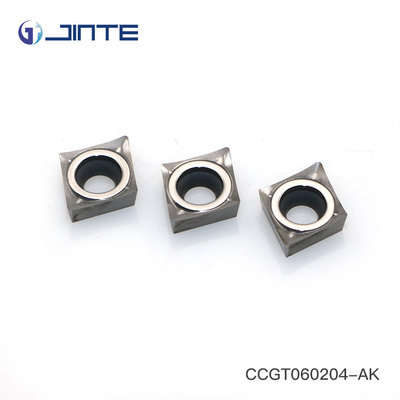 92HRA Hardness Carbide Turning Inserts Aluminium Cutting Tools CCGT 060204