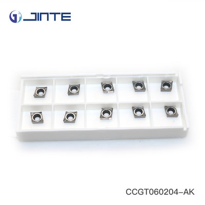 92HRA Hardness Carbide Turning Inserts Aluminium Cutting Tools CCGT 060204