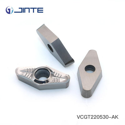 VCGT220530 Custom Carbide Inserts Turning Cutter For Aluminum Alloy Processing