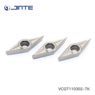 High Precision Carbide Inserts For Aluminum Lathe Turning Tools VCGT110302