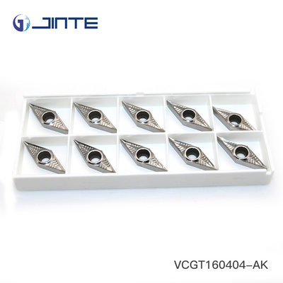 VCGT160404-AK carbide turning insert for aluminum alloy cutting