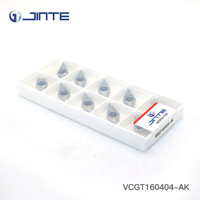 VCGT160404-AK carbide turning insert for aluminum alloy cutting