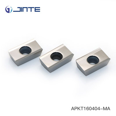 Carbide Face Milling Indexable Carbide Inserts For Aluminum Cutting Tool APKT160404