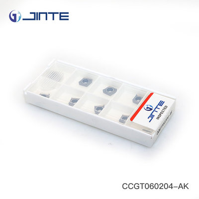 CCGT060204 Lathe Tool Holders Carbide Inserts Indexable Inserts For Aluminum Machining