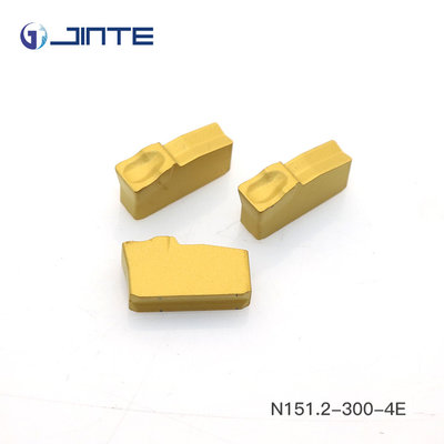 N151.2-300-4E Carbide Parting And Grooving Inserts Hard Steel Material