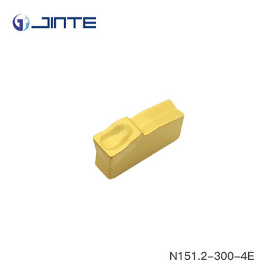 N151.2-300-4E Carbide Parting And Grooving Inserts Hard Steel Material