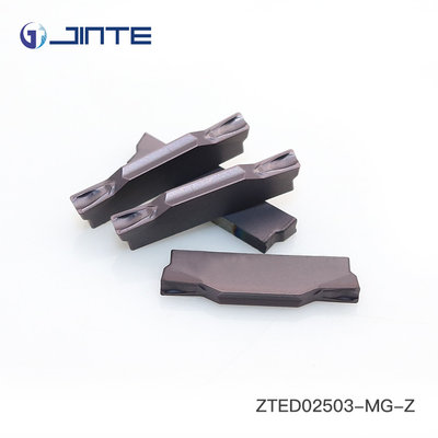 Purple Color Parting And Grooving Inserts CNC Lathe Parting Tools ZTED02503-MG