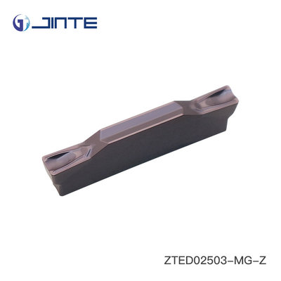 Purple Color Parting And Grooving Inserts CNC Lathe Parting Tools ZTED02503-MG