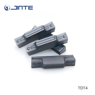 TDT4 Carbide Grooving Inserts , Parting Inserts Grooving Cutter Wear Resistance