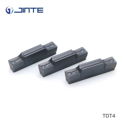 TDT4 Carbide Grooving Inserts , Parting Inserts Grooving Cutter Wear Resistance