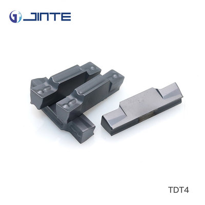 TDT4 Carbide Grooving Inserts , Parting Inserts Grooving Cutter Wear Resistance