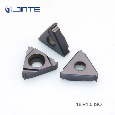 Machining Steel Cast Iron Carbide Threading Inserts 16ER 1.5ISO High Toughness