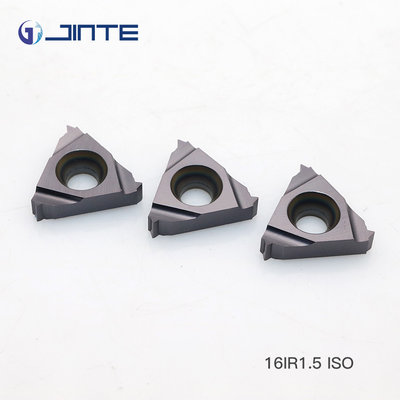 Machining Steel Cast Iron Carbide Threading Inserts 16ER 1.5ISO High Toughness