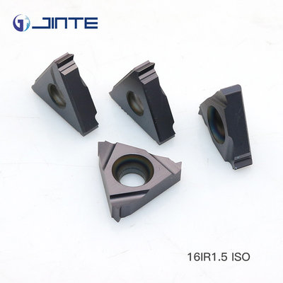 Machining Steel Cast Iron Carbide Threading Inserts 16ER 1.5ISO High Toughness