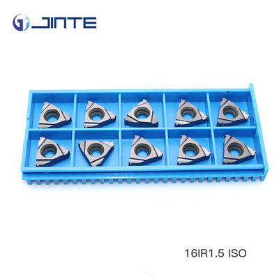 Machining Steel Cast Iron Carbide Threading Inserts 16ER 1.5ISO High Toughness