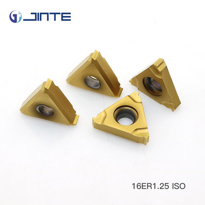 16ER 1.25ISO Standard Thread Turning Inserts Cutting Tool Tungsten Carbide Material