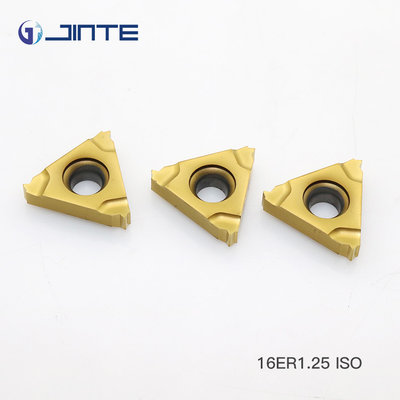 16ER 1.25ISO Standard Thread Turning Inserts Cutting Tool Tungsten Carbide Material