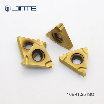 16ER 1.25ISO Standard Thread Turning Inserts Cutting Tool Tungsten Carbide Material