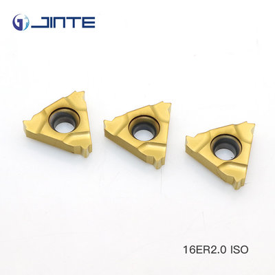 Threaded CNC Carbide Inserts , 16ER 2.0ISO Threading Carbide Insert Turning Tools