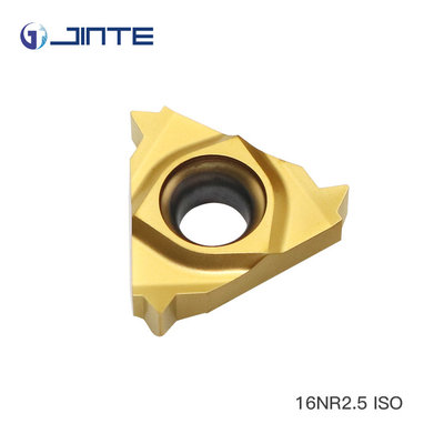Cemented Carbide Threading Inserts Turning Tools Wear Resistant 16ER 2.5ISO
