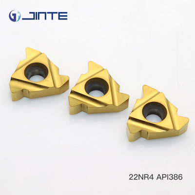 High Precision CNC Internal Threading Inserts 22IR 4 API386 New Nano - PVD Coating