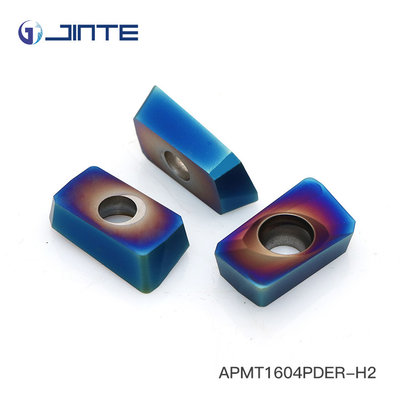 HRC60 Hardness Carbide Milling Inserts Naco - Blue Color APMT1604PDER-H2