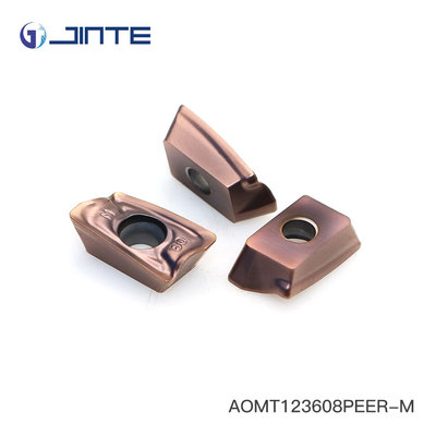 SO9001 Certified Cnc Carbide Inserts Square Shoulder Milling Cutters AOMT123608PEER