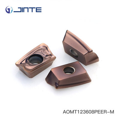 SO9001 Certified Cnc Carbide Inserts Square Shoulder Milling Cutters AOMT123608PEER