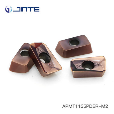 APMT1135PDER - M2 Carbide Milling Inserts , Tungsten Carbide Cutting Tips Tools