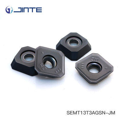 Black Color Cnc Carbide Inserts For General Milling SEMT13T3AGSN - JM