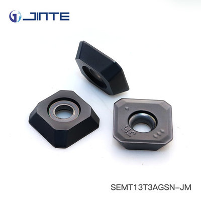 Black Color Cnc Carbide Inserts For General Milling SEMT13T3AGSN - JM