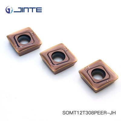 SOMT12T308PEER - JH Carbide Milling Inserts For High Hardness Steel Milling