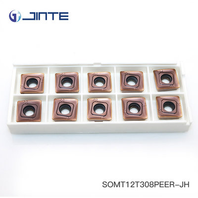 SOMT12T308PEER - JH Carbide Milling Inserts For High Hardness Steel Milling