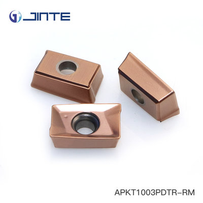 Tungsten Carbide Cnc Insert Tooling , Square Carbide Inserts APKT1003PDTR