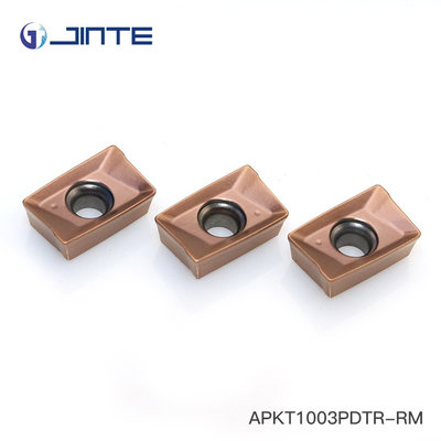 Tungsten Carbide Cnc Insert Tooling , Square Carbide Inserts APKT1003PDTR