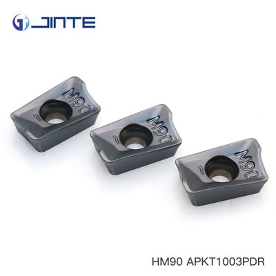 Precision Carbide Milling Inserts , APKT1003PDR Tungsten Carbide Inserts