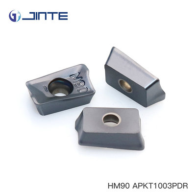 Precision Carbide Milling Inserts , APKT1003PDR Tungsten Carbide Inserts