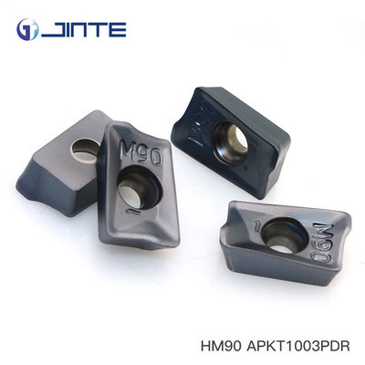 Precision Carbide Milling Inserts , APKT1003PDR Tungsten Carbide Inserts