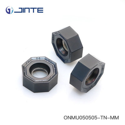 ISO Carbide Indexable Milling Inserts High Metal Removal Rate ONMU050505TN