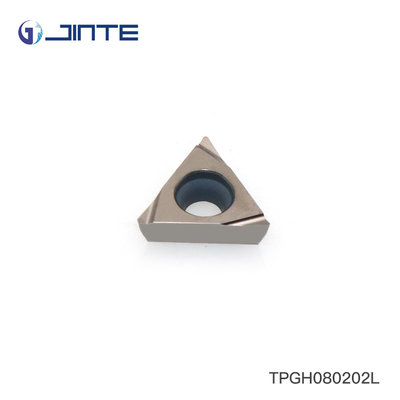 TPGH080202L Trigon Boring Insert Cnc Carbide Cutters High Metal Removal Rates