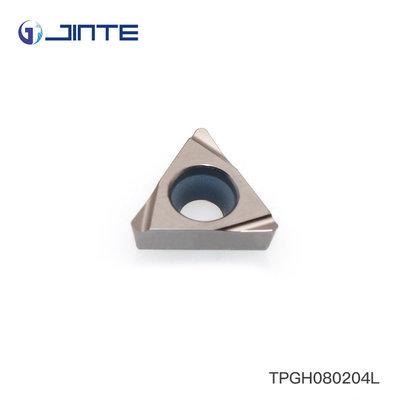 Precision Boring Insert , Tungsten Carbide Inserts For Turning Machining TPGH080204L