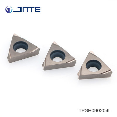 CNC Carbide Boring Insert Cutting Tool , Triangle Carbide Inserts TPGH090204L